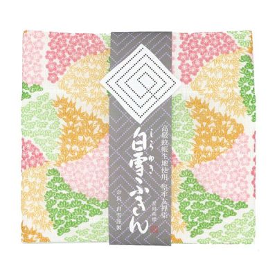 白雪友禅ふきん / 松竹梅 / ブルー | 白雪ふきんオンラインショップ 白雪友禅ふきん / 松竹梅 / ブルー | 白雪ふきんオンラインショップ
